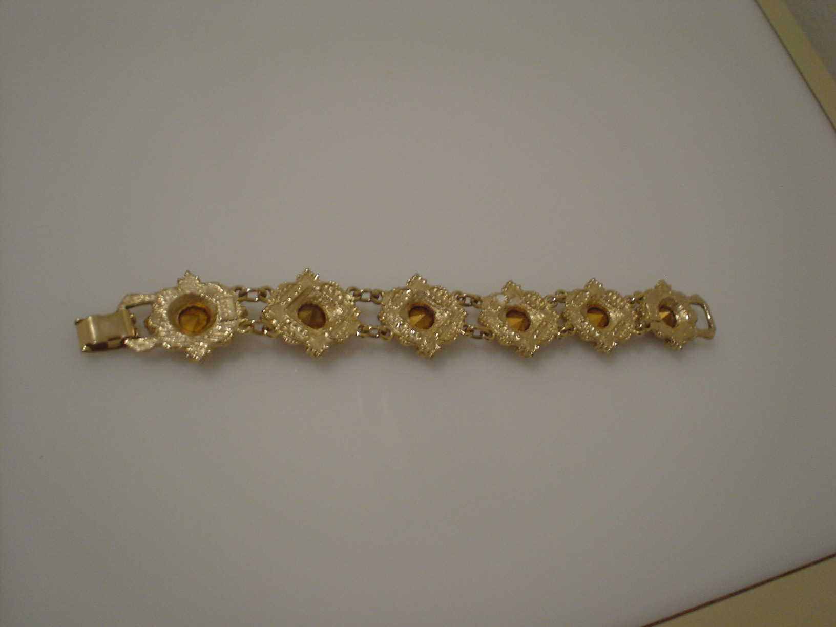 Rhinestone 6 inch bracelet "PL"