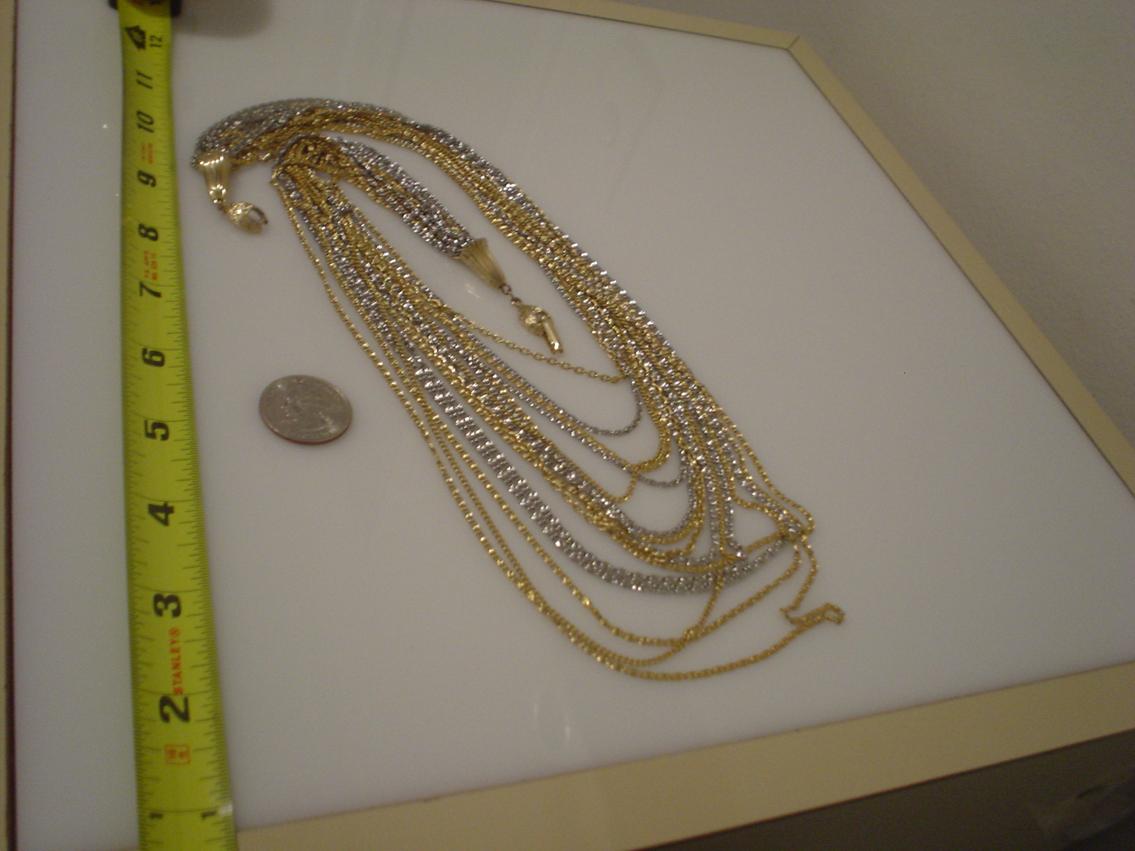 Multistrand 23 inch necklace